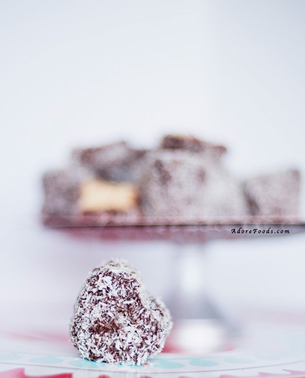 Mini Lamingtons – Adore Foods