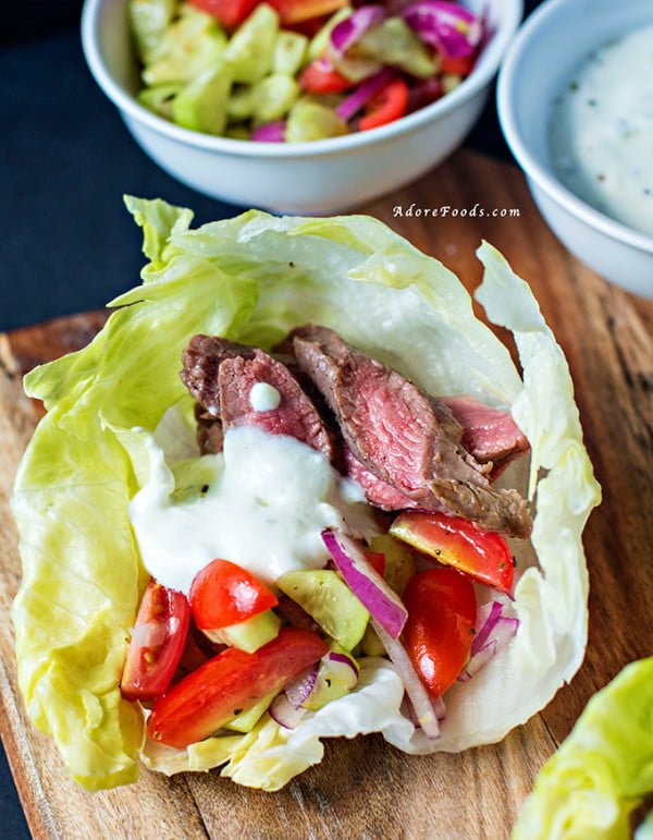 Greek Style Lamb Lettuce Wraps – Adore Foods