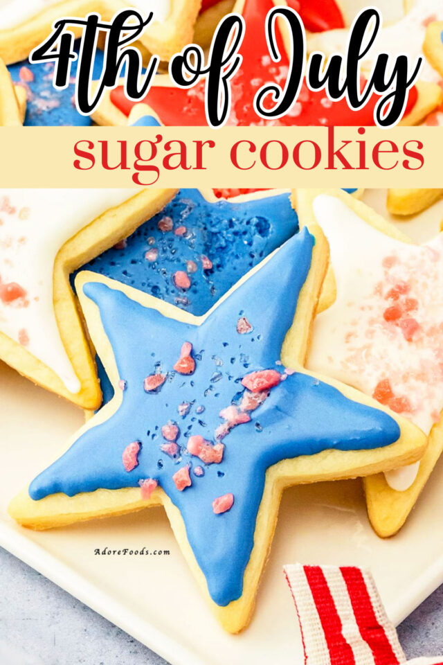 4th of July Sugar Firecracker Cookies with Popping Candy – Adore Foods