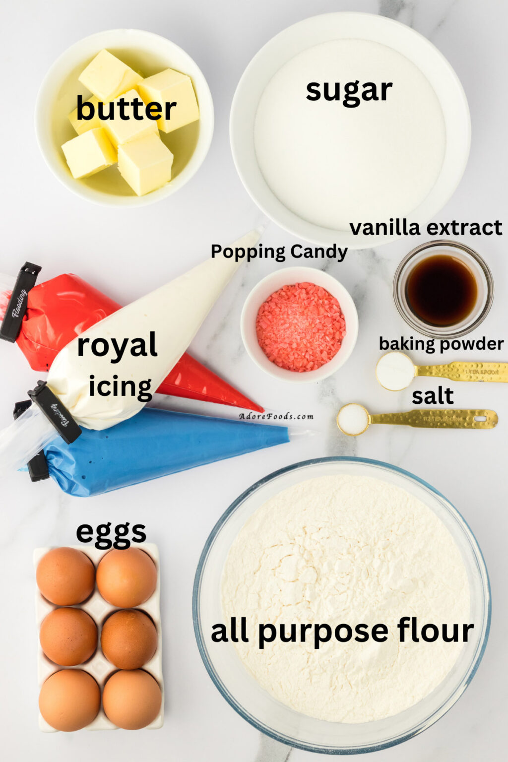 4th of July Sugar Firecracker Cookies with Popping Candy – Adore Foods