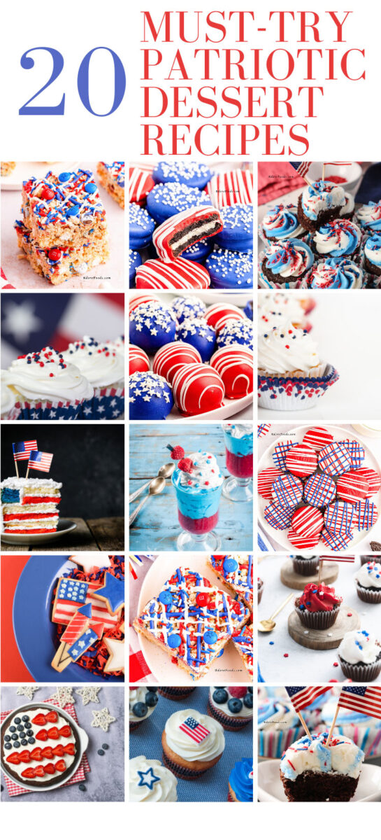 Best Patriotic Red White and Blue Desserts for the 4th of July – Adore ...