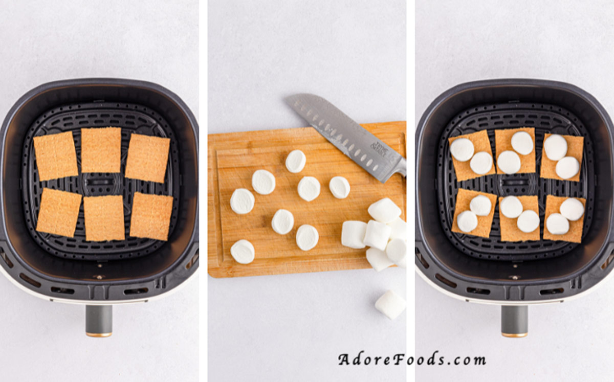 Quick and Easy Air Fryer S’mores – Adore Foods