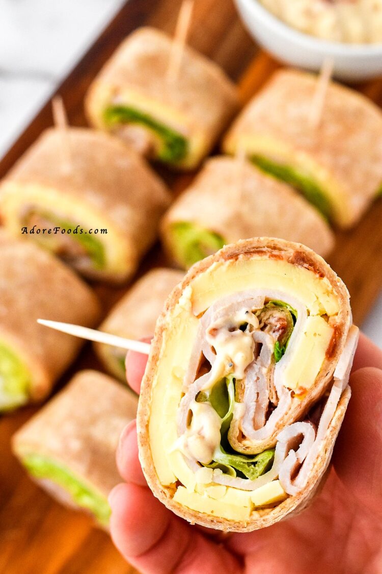 Easy Turkey Pinwheels – Adore Foods