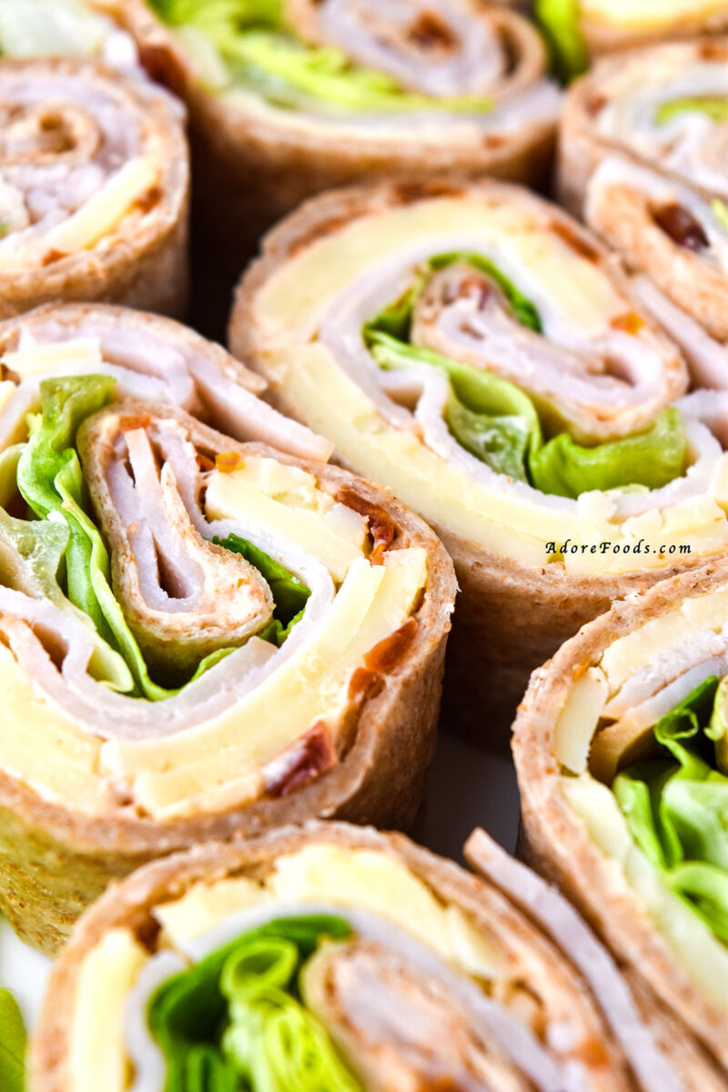 Easy Turkey Pinwheels – Adore Foods