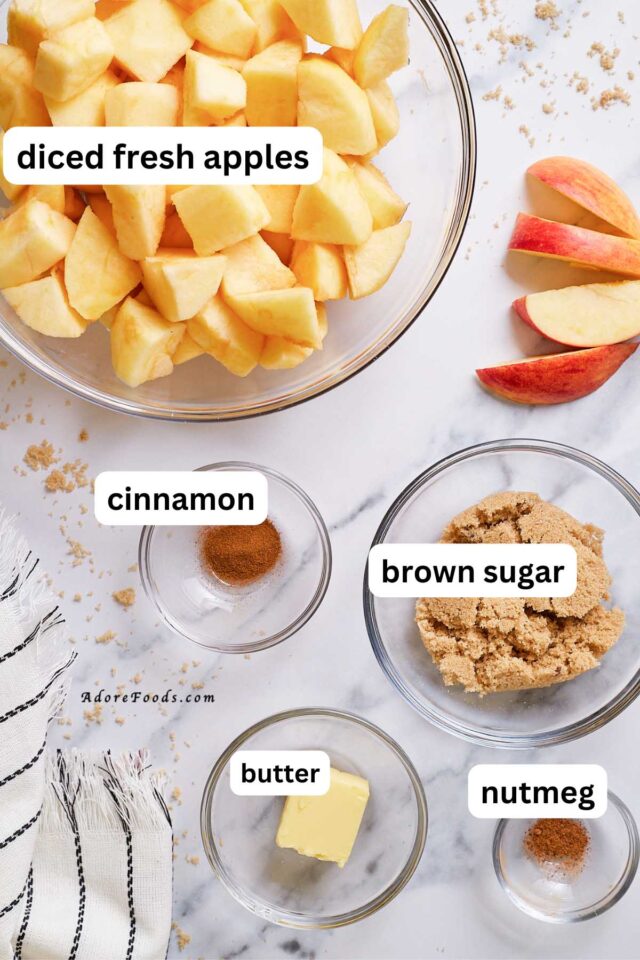 Easy Apple Crisp with Oats (Individual Pots) – Adore Foods