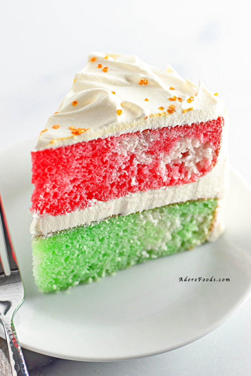 Easy Christmas Jello Cake – Adore Foods