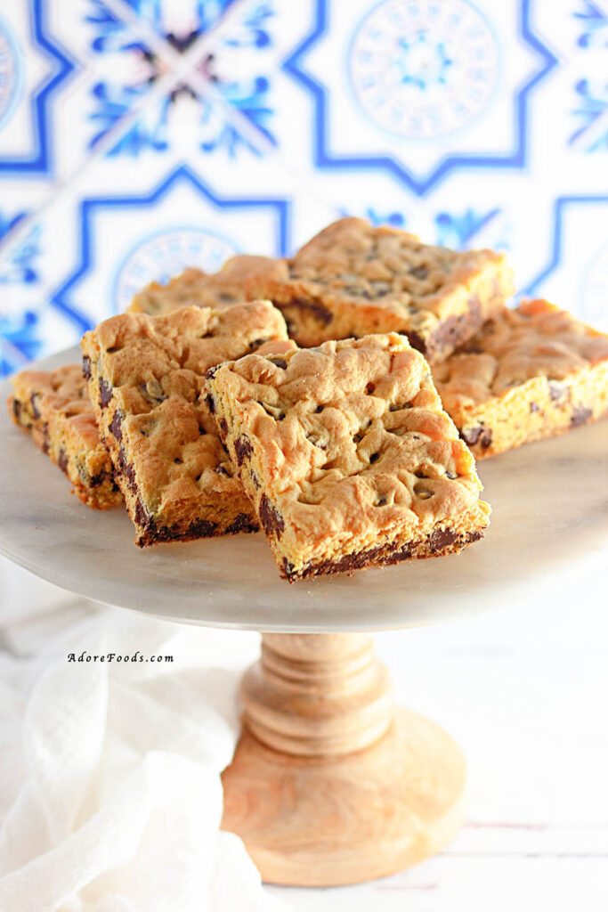 Chocolate Chip Cake Mix Cookie Bars – Adore Foods