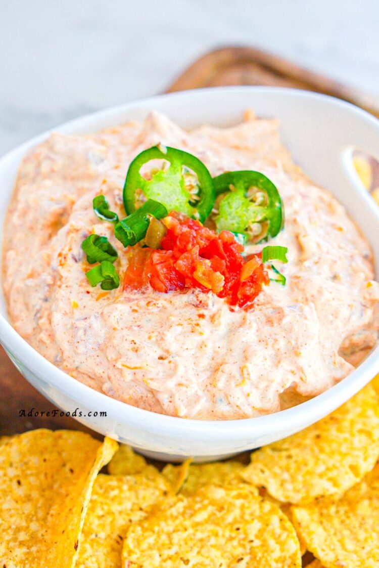 TikTok-style Boat Taco Dip (creamy rotel dip) – Adore Foods