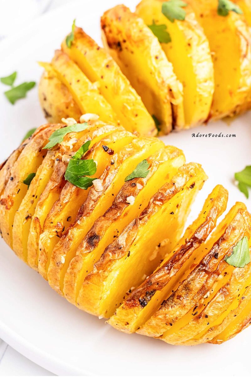 Air Fryer Hasselback Potatoes – Adore Foods