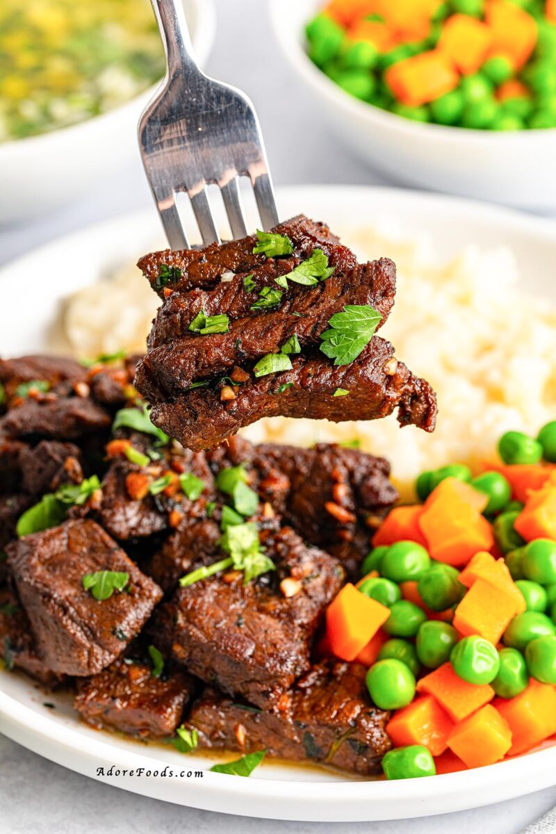 Garlic Butter Steak Bites – Adore Foods