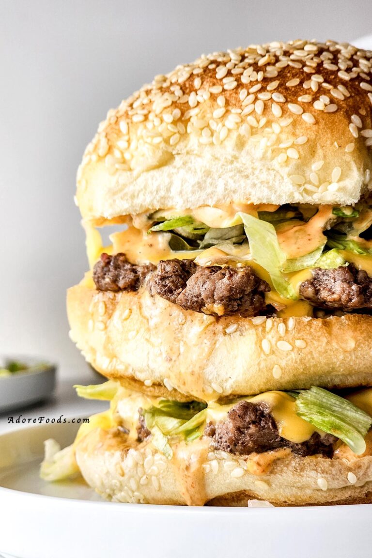 How to Make Big Mac Burger at Home (Copycat Recipe) – Adore Foods