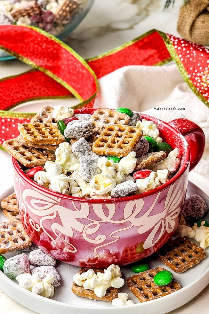 Christmas Chex Mix with M&Ms – Adore Foods