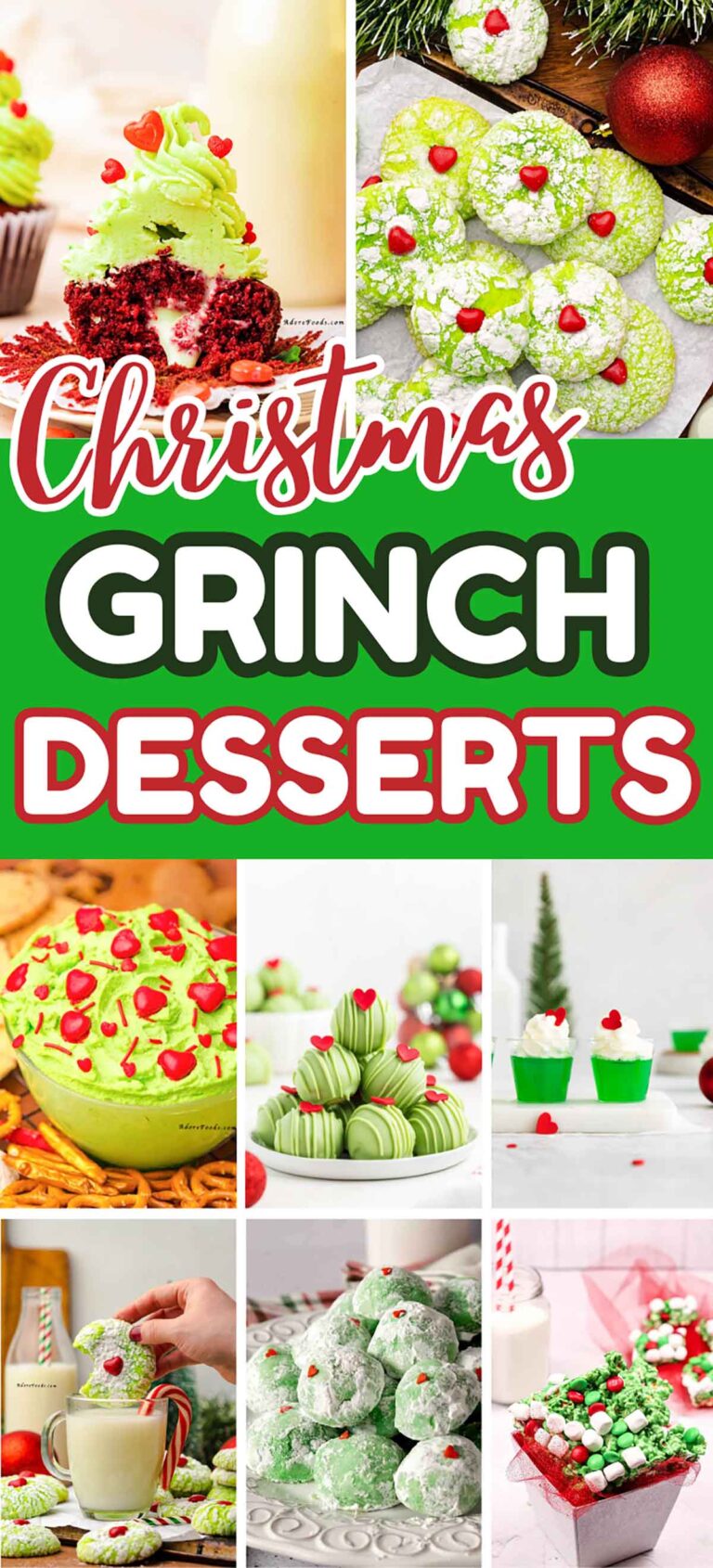 Grinch Dessert Ideas for Christmas – Adore Foods